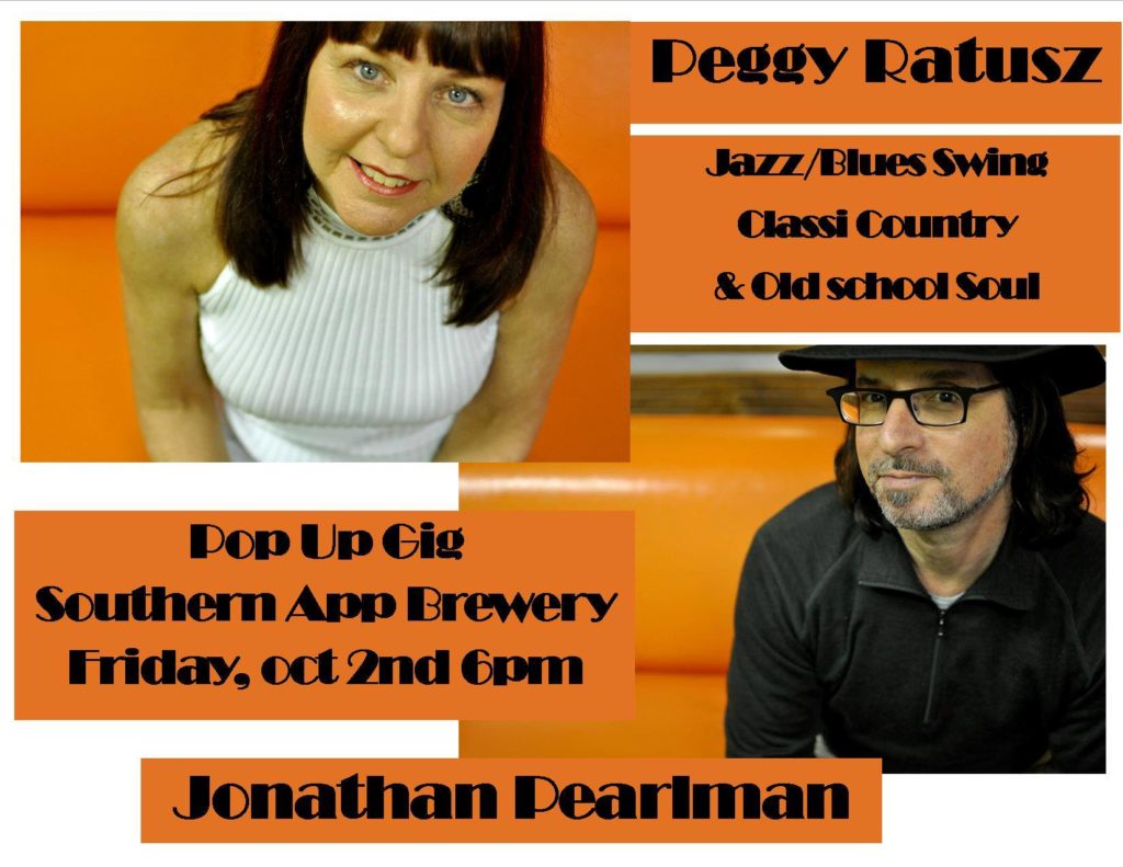 Peggy Ratusz and Jonathan Pearlman (6-8pm) | Southern Appalachian Brewery